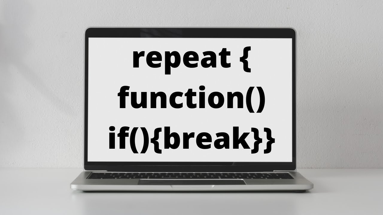 How to use a repeat loop in R