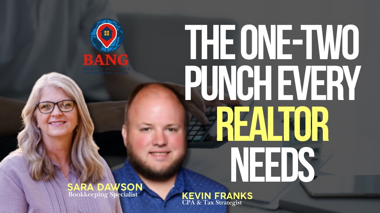 CPA vs Bookkeeper for Real Estate Agents | Tax Strategies Realtors Must Know (Save Money Now) | BANG