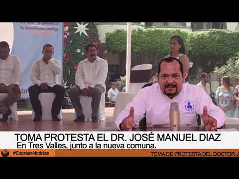 TOMA PROTESTA EL DOCTOR JOSE MANUEL DÍAZ RODRÍGUEZ COMO ALCALDE DE TRES VALLES, VERACRUZ PRODUCCION