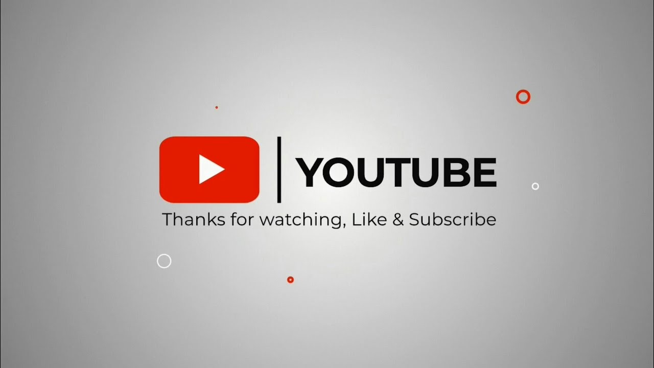 Thanks For Watching 29 - Outro - No Copyright