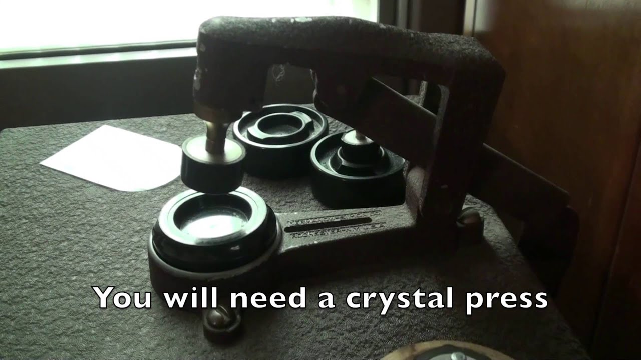 Interapid indicator bezel and crystal installation