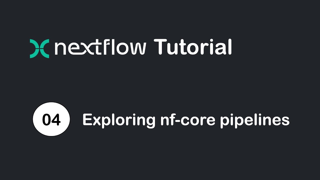 Nextflow Tutorial #4: Exploring nf-core pipelines