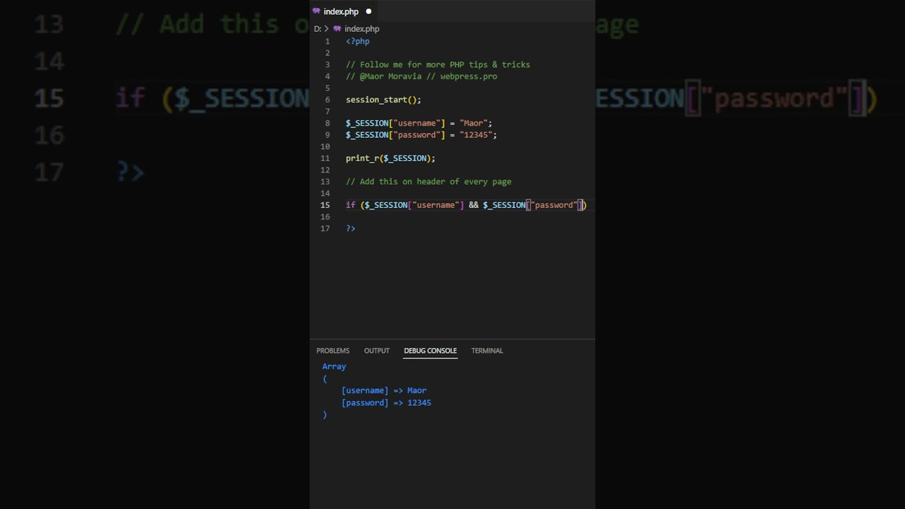 PHP Tips & Tricks | Using $_SESSION Super Global Variable