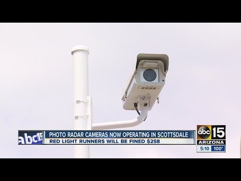 Photo radar cameras now operating in Scottsdale