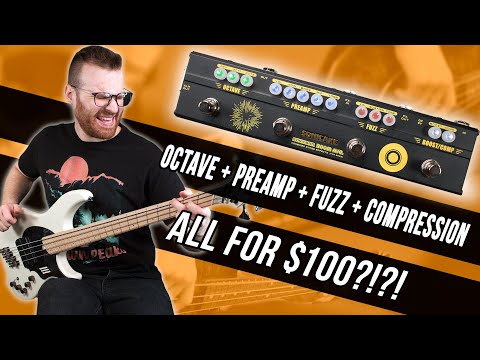 Ave Bass Preamp DI Box Multi Guitar Effects Pedal Compressor | Reverb