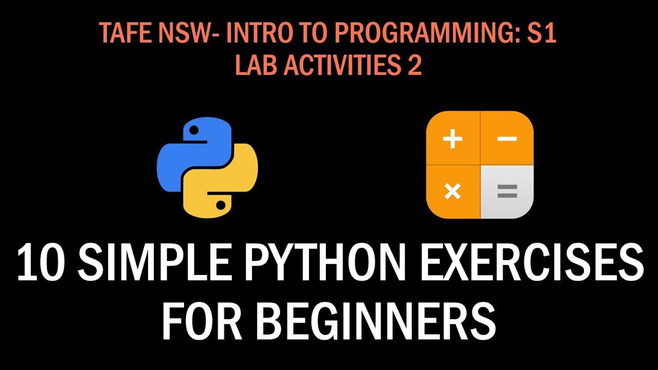 10 Simple Python exercises involving input/output (for beginners)