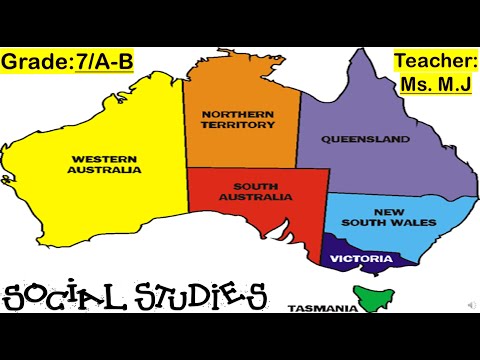 AUSTRALIA'S FACTS, OVERVIEW, TIMELINE, CLIMATE, VEGETATION AND MAPS- Grade 7/A and B- January 17