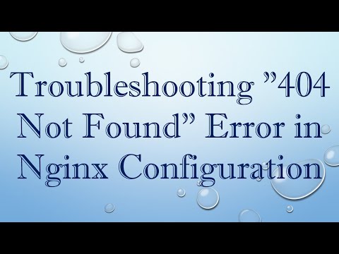 Troubleshooting "404 Not Found" Error in Nginx Configuration