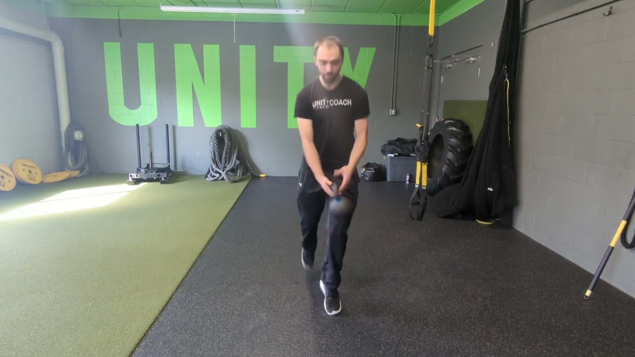 Unity Fitness - KB Alternating Split Squat Drop Catch