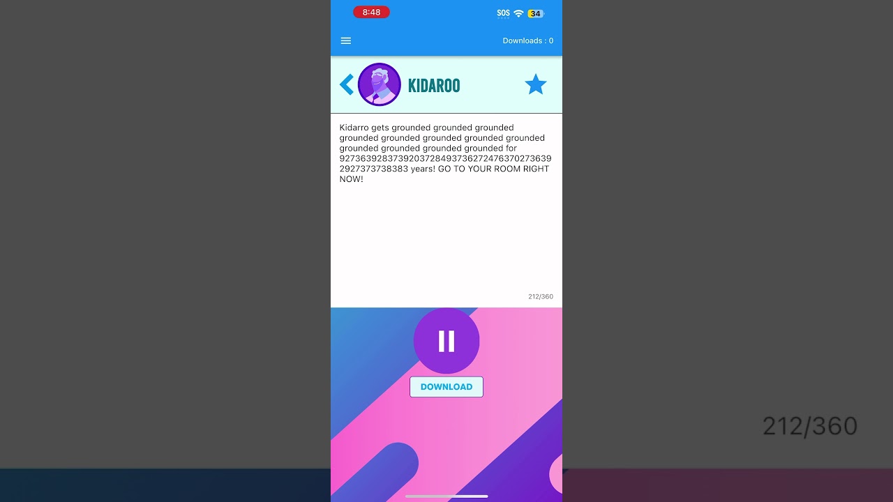 GOANIMATE voice-forge test of kidaroo