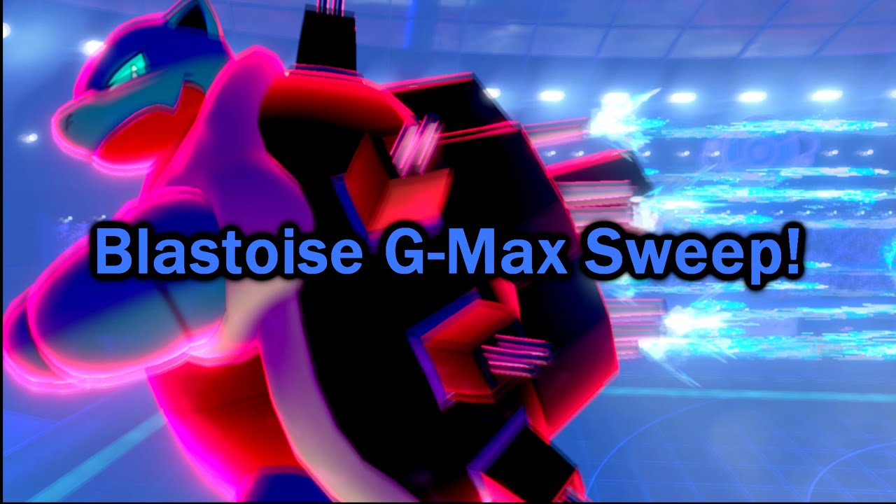 Showcase: Shell Smash G-Max Blastoise Sweeps
