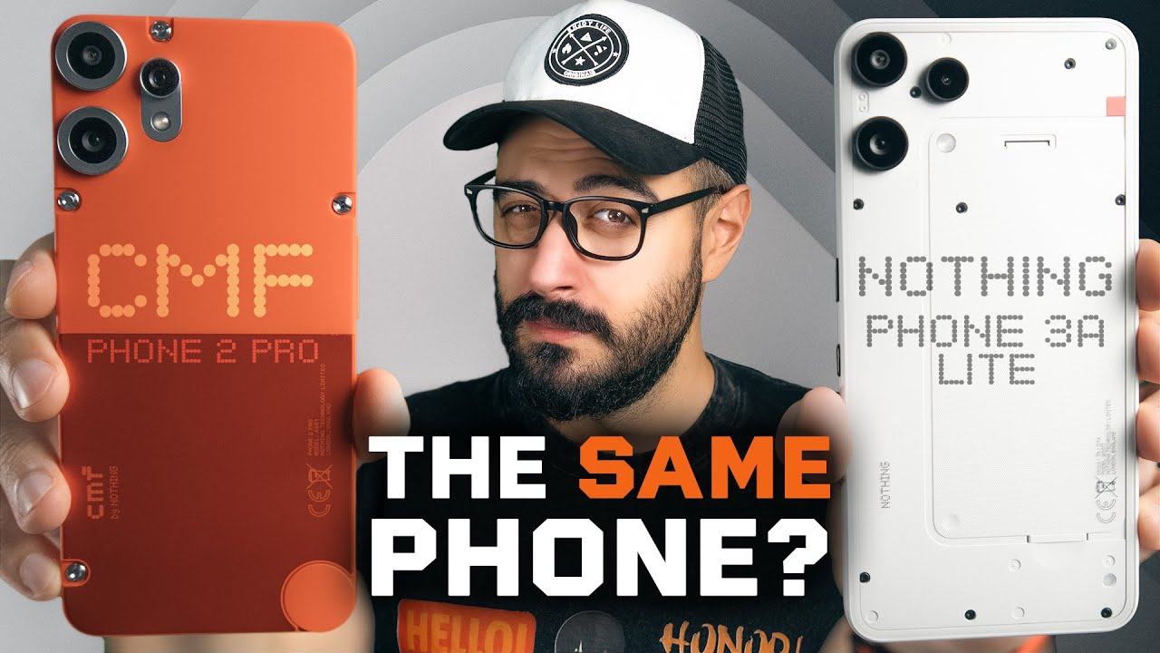 Are They the SAME PHONE? Nothing Phone 3a Lite vs CMF Phone 2 Pro