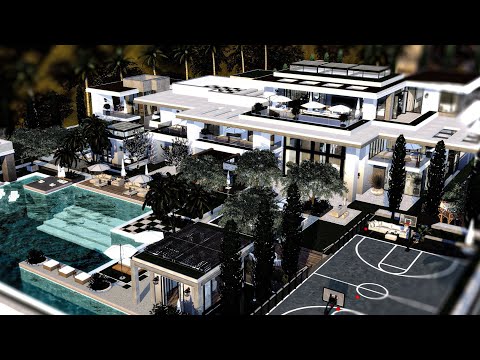 Step Inside This High-End Beverly Hills Celebrity Estate || The Sims 4 Builds | 200 Sunset Boulevard