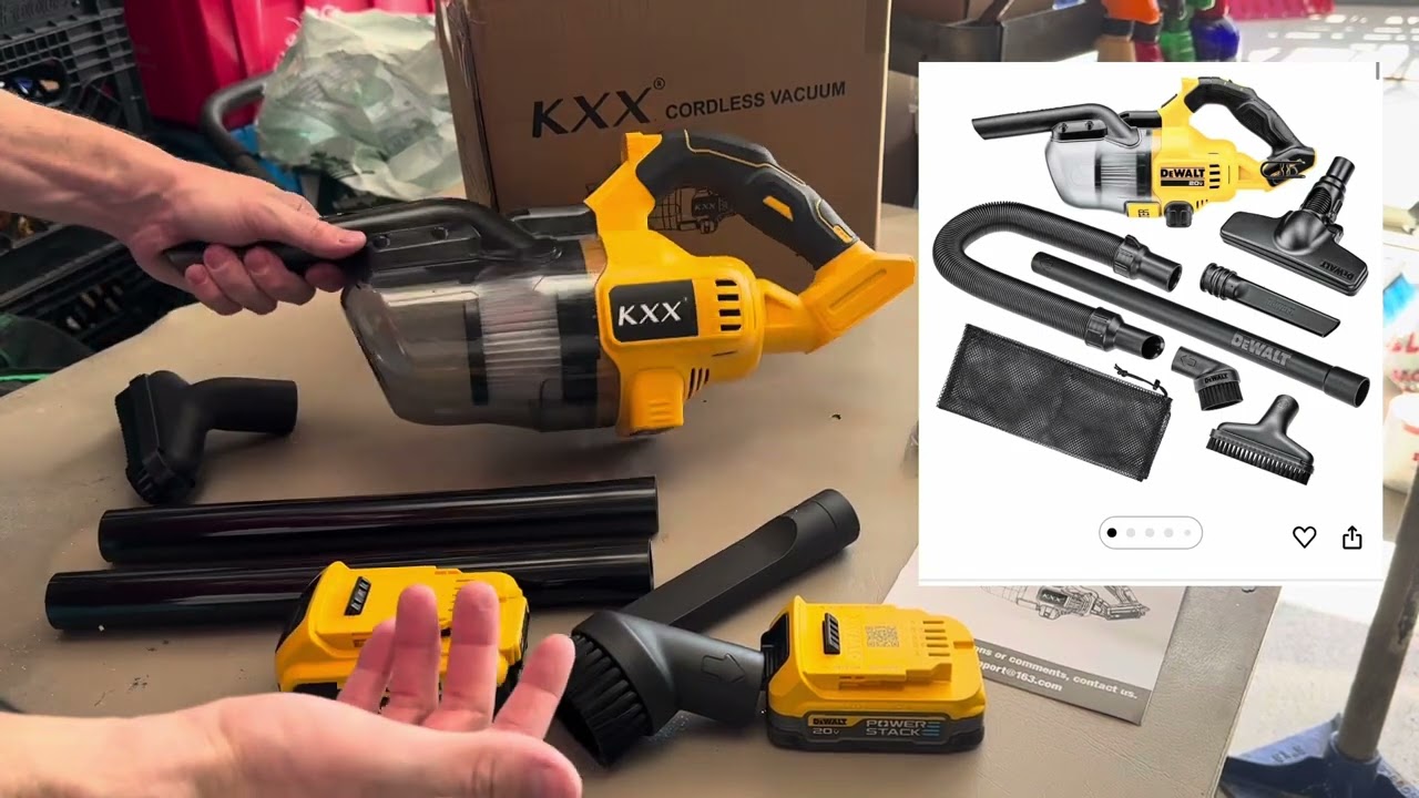 Cordless Shop Vacuum for DeWalt batteries -$65 on Amazon don’t pay $150 at Lowe’s