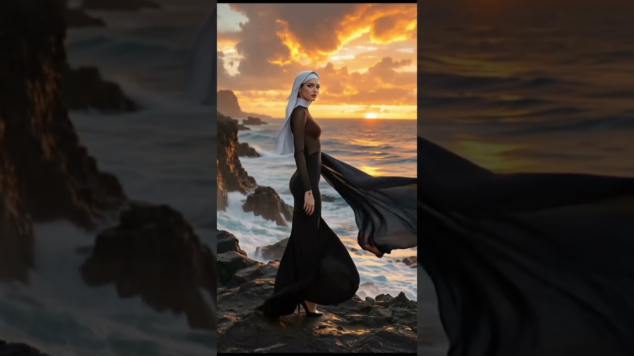 Magnificent nuns. #ai #aiart #fantasy #ocean #nun