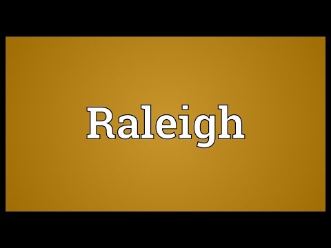 Raleigh Meaning