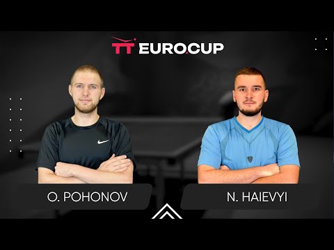 18:00 Oleksandr Pohonov - Nazarii Haievyi 20.06.2025 TT Euro.Cup Ukraine Master. TABLE 4