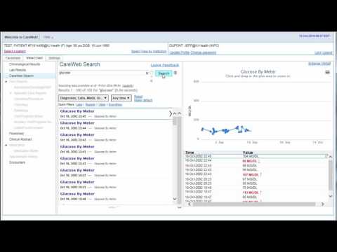 CareWeb Search Demonstration