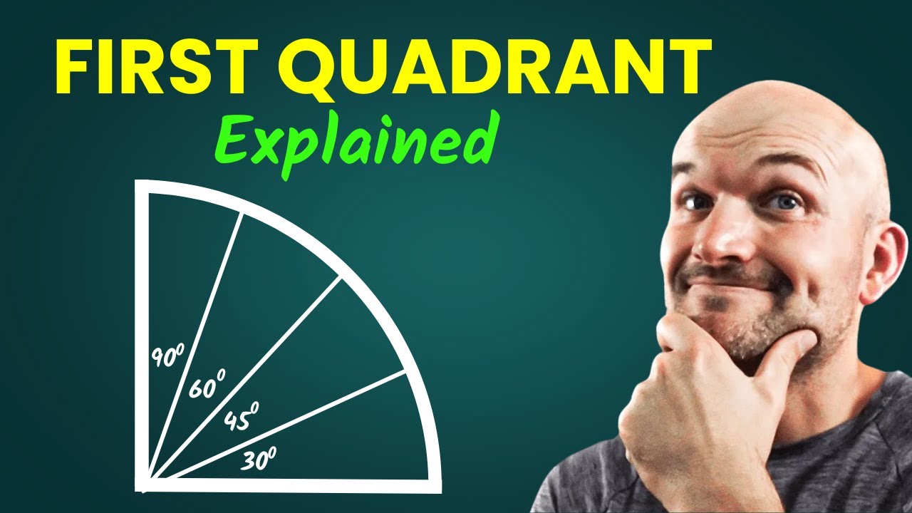 First Quadrant Explained (Let's Learn The Unit Circle)