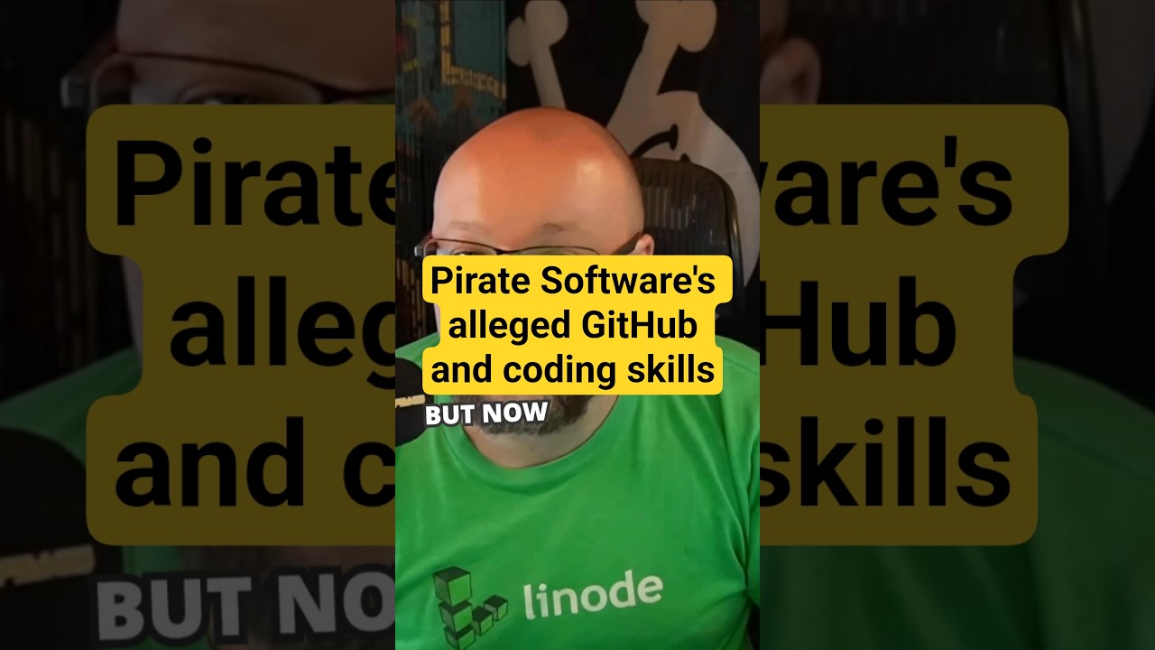I code a little—and even I have a GitHub. Where’s his? #PirateSoftware #Cybersecurity #Infosec
