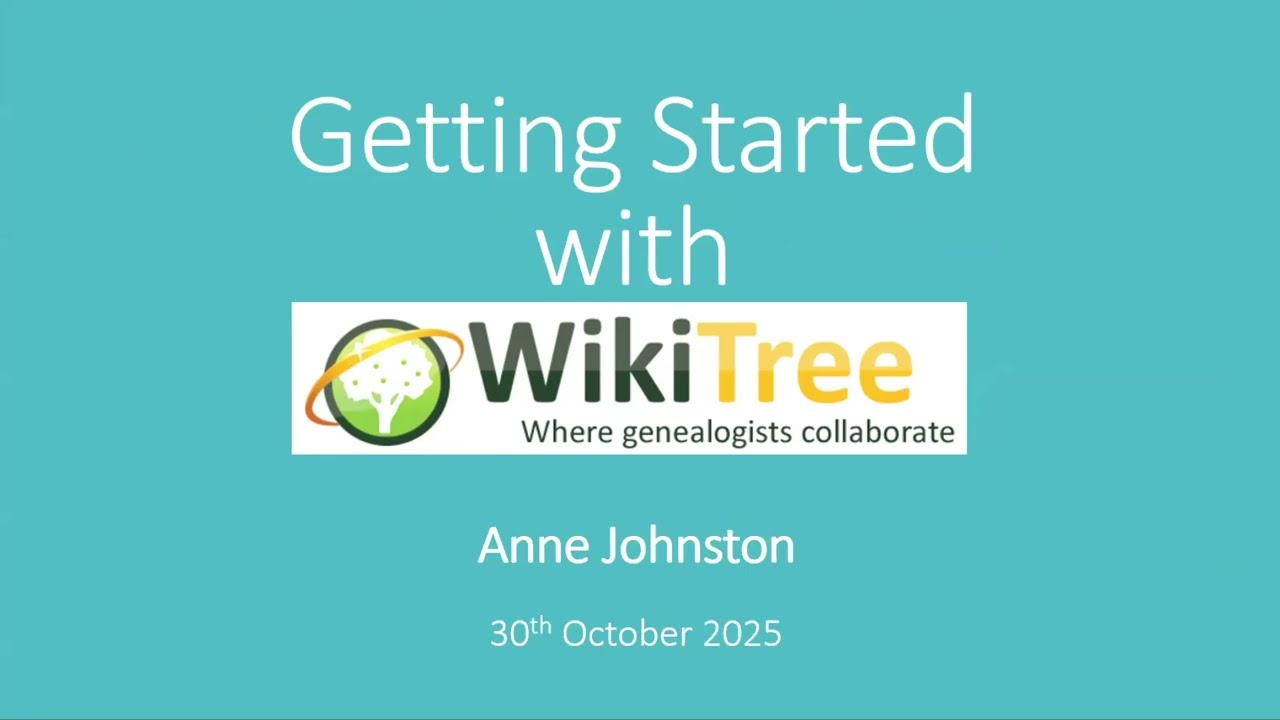 Getting Started on Wikitree