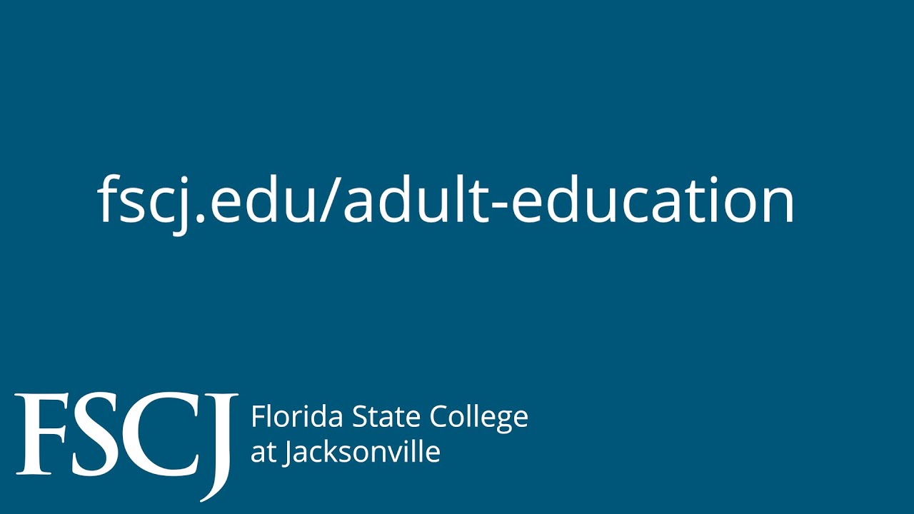 FSCJ Adult Education Programs