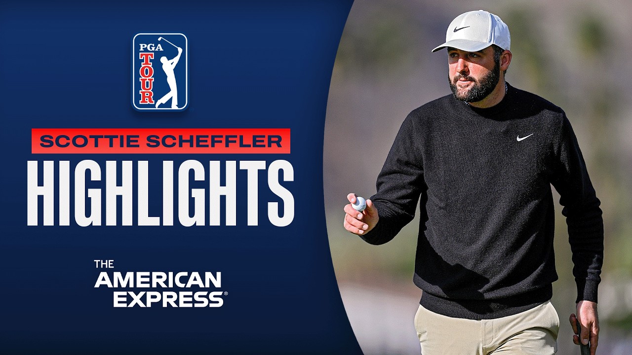 Scottie Scheffler shoots 9-under 63 | Round 1 Highlights | The American Express 2026