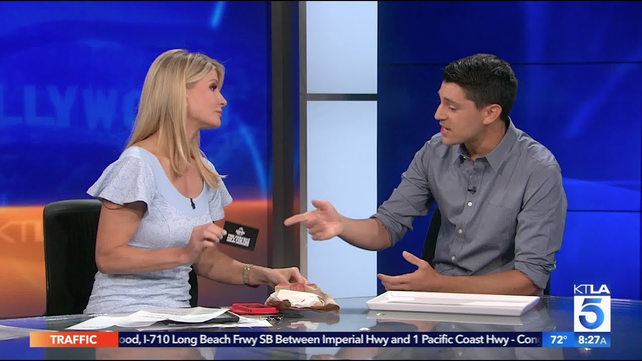 Nicholas D'Agosto Surprises the KTLA Morning News Team with Arby's