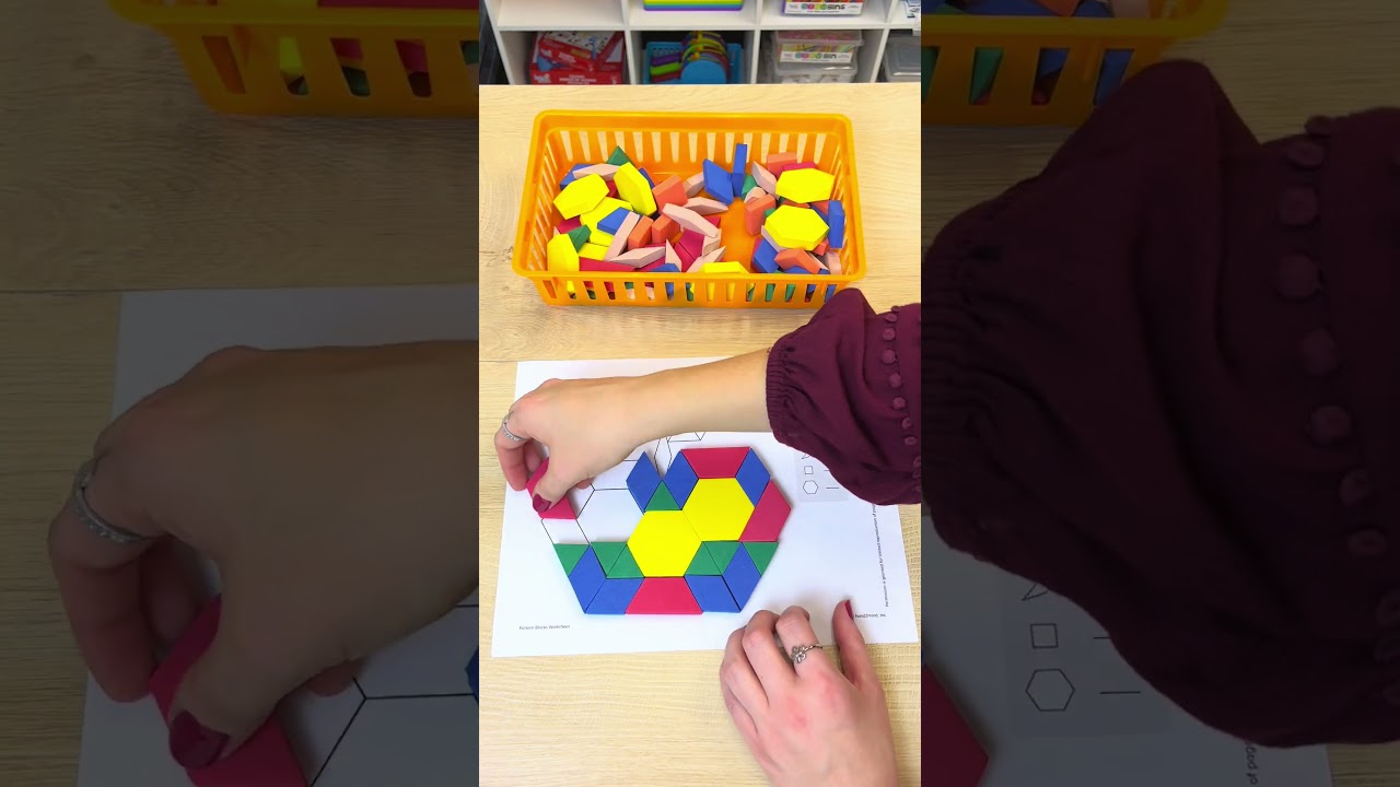Fall Pattern Blocks Activity| Try this fun fall activity! hand2mind