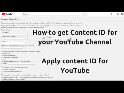 How to apply for YouTube content ID Full Video