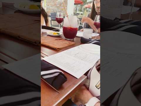 Familia Easter Brunch, outdoor table, tapas and paella, sangria #easter #family