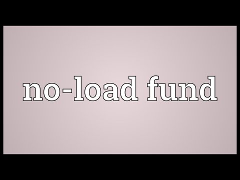 No-load fund Meaning