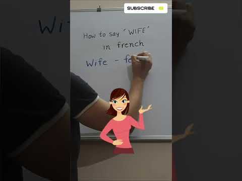 How to say WIFE in French - Learn French - Onward Academy | #fyp #shorts #foryou #viral