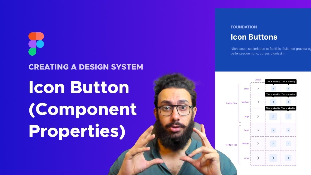Creating a Design System - Icon Buttons (with Component Props)