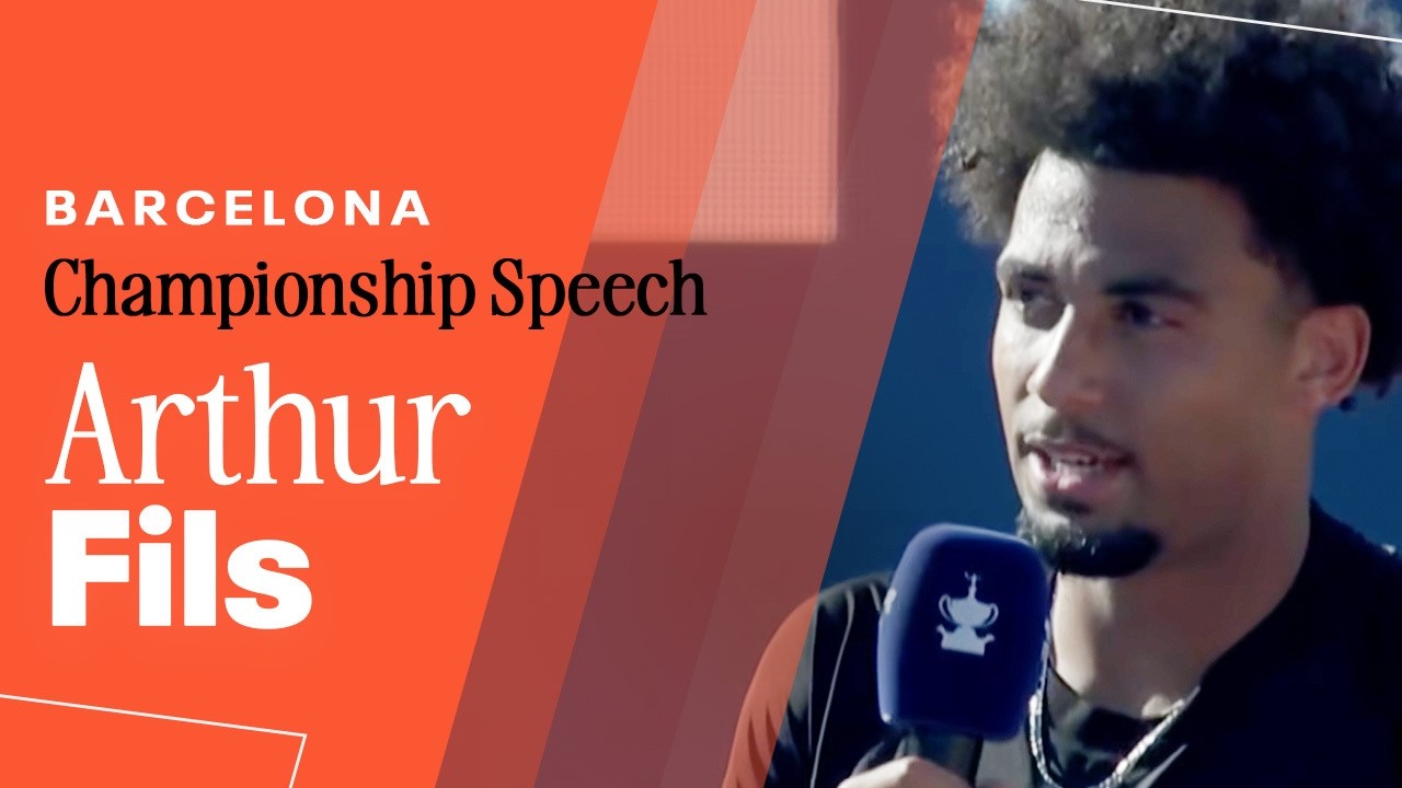 Arthur Fils Championship Speech | 2026 Barcelona