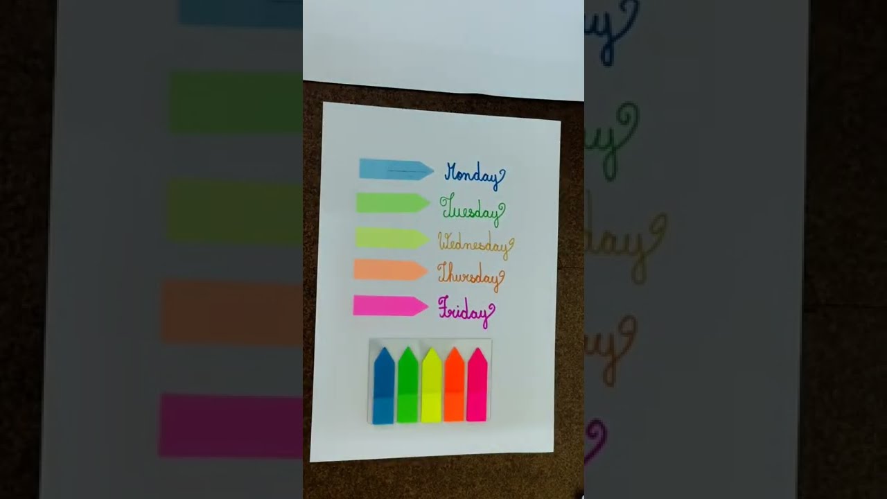 How to use Transparent sticky notes #shorts