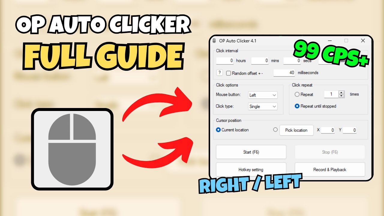 Best Auto Clicker For PC 2026 – OP Auto Clicker