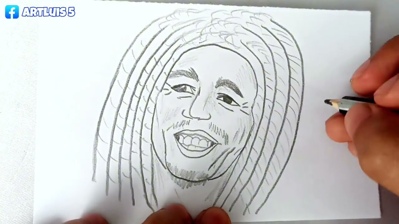 How to Draw Bob Marley