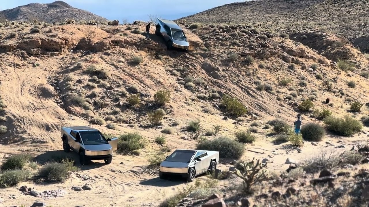 Check Out These Long-Awaited Videos of the Cybertruck Doing Some Serious Off-Roading - autoevolution