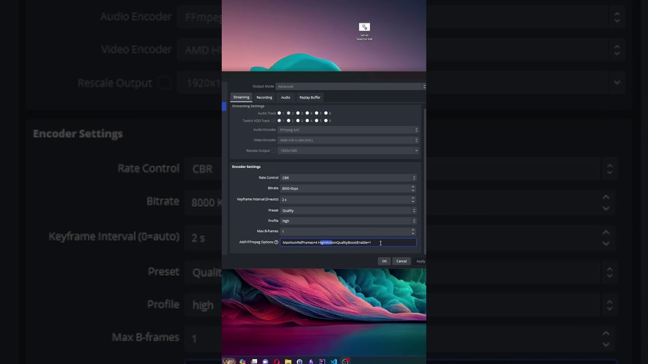 AMD Best OBS settings!!