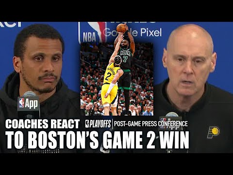 Joe Mazzulla & Rick Carlisle react to Celtics' Game 2 win over the Pacers | NBA on ESPN