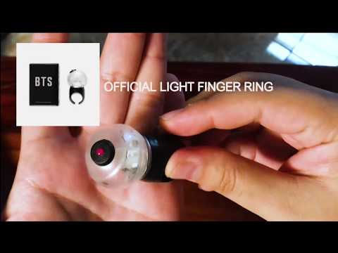 BTS OFFICIAL LIGHT STICK VER.3 (ARMY BOMB) + LIGHT FINGER RING [unboxing]