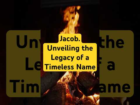 Jacob Unveiling the Legacy of a Timeless Name