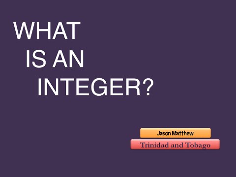 What is an integer?