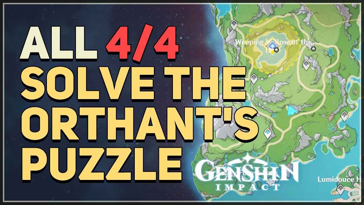 All 4 Solve the Orthant's Puzzle Genshin Impact