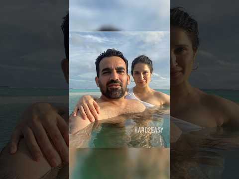 💖 zaheer khan with Gorgeous Wife Sagarika Ghatge 🔥 #zaheerkhan #sagarikaghatge #shorts