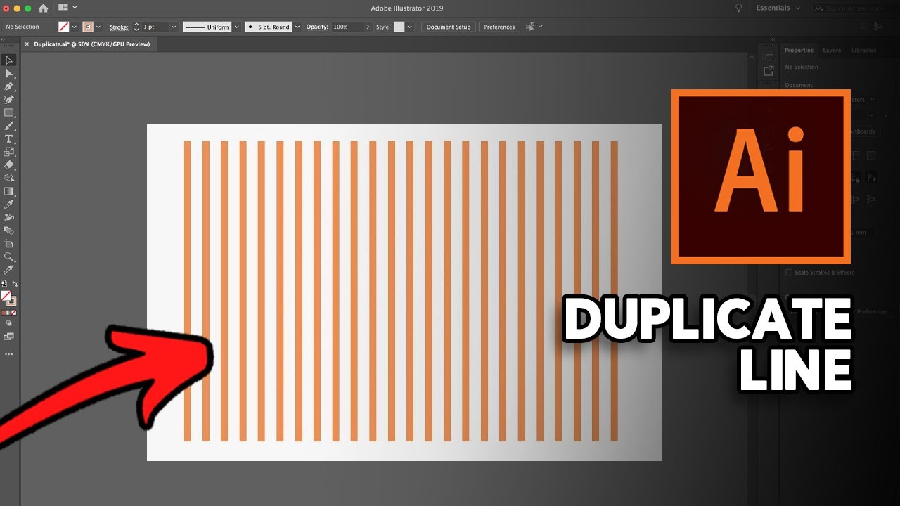 How to Duplicate Line in Illustrator (Easy Guide)