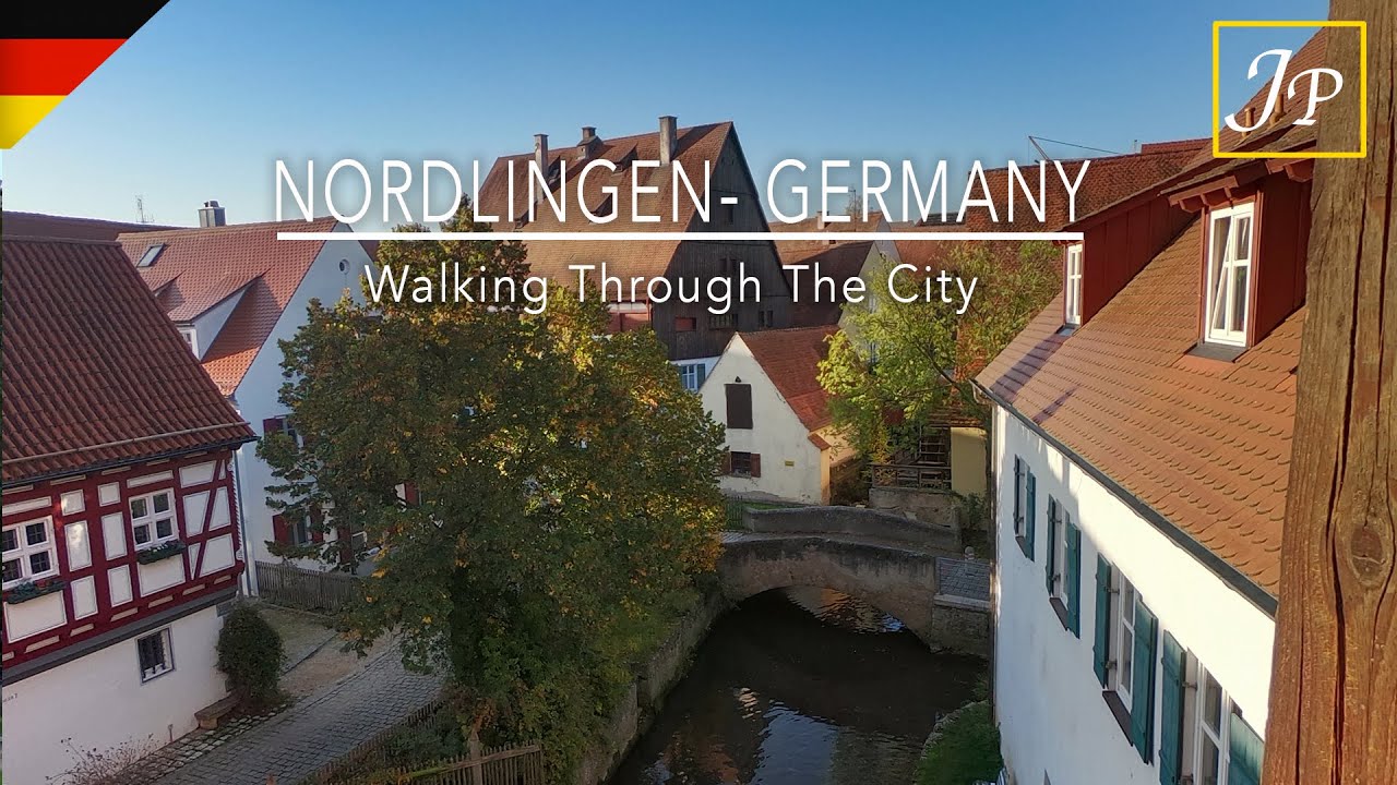 Nordlingen, Germany - Historic German Town - Walk through the town ...
