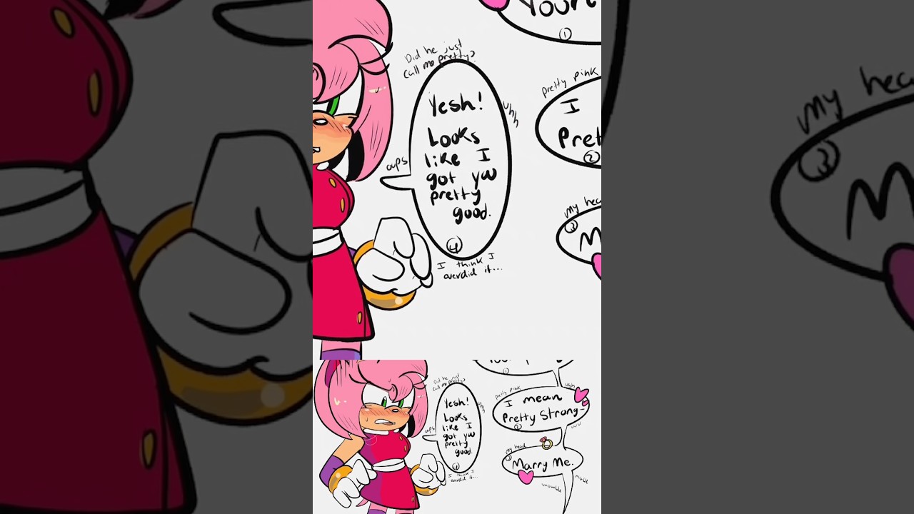 Shadamy Boom? (Sonic Comic Dub) #sonicthehedgehog #amyrose #shadowthehedgehog #comicdub #shadamy
