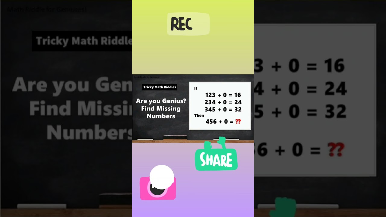 Math Riddle with Answer: Can You Solve These Math Puzzle in 20 Seconds?